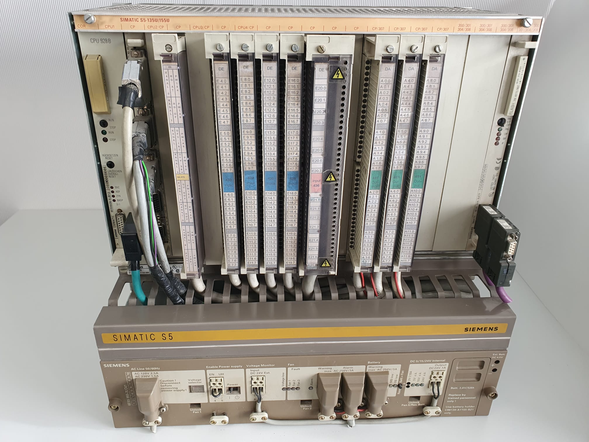 SIMATIC S5 complete with horizontal bar | Glastechnik Bauer