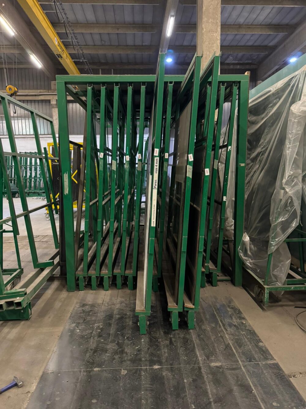 Glass storage rack FGL FGL-V-5000-12/E100 | Glastechnik Bauer